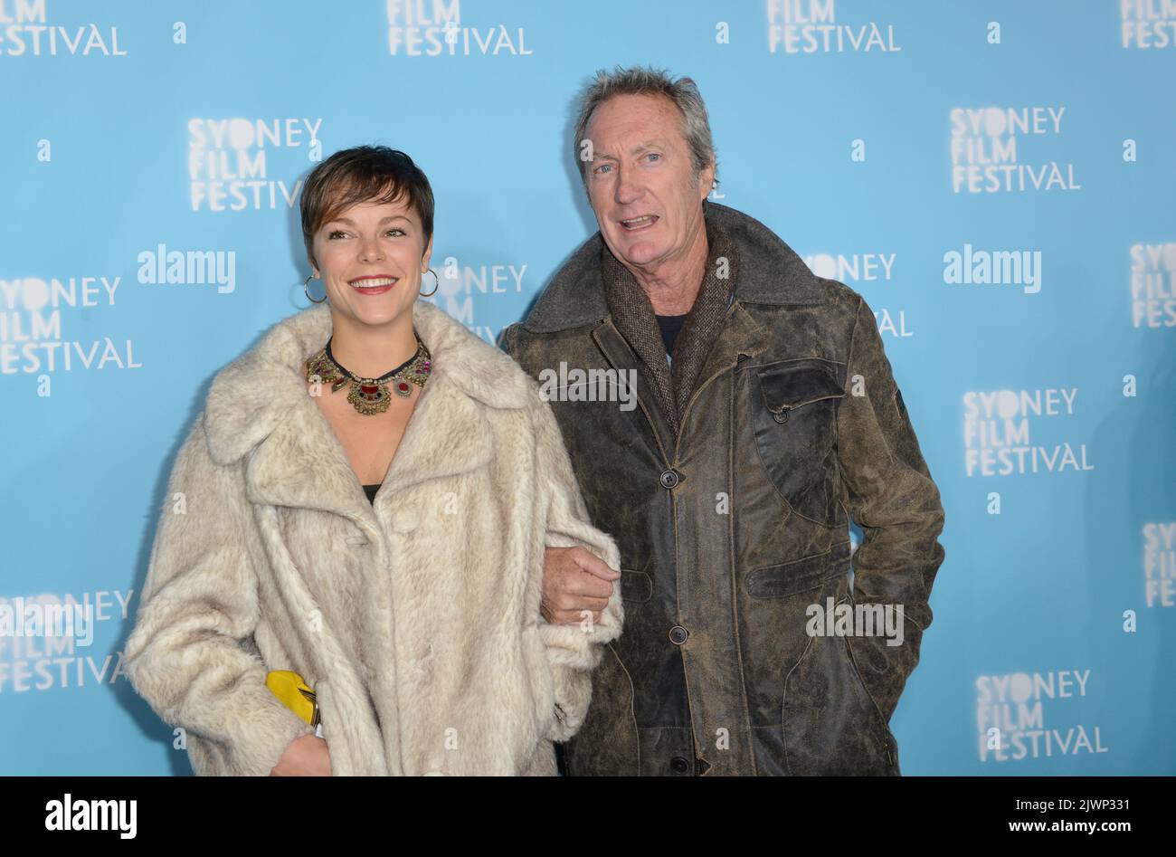 Australian actors Matilda Brown (left) and Bryan Brown arrive at the ...