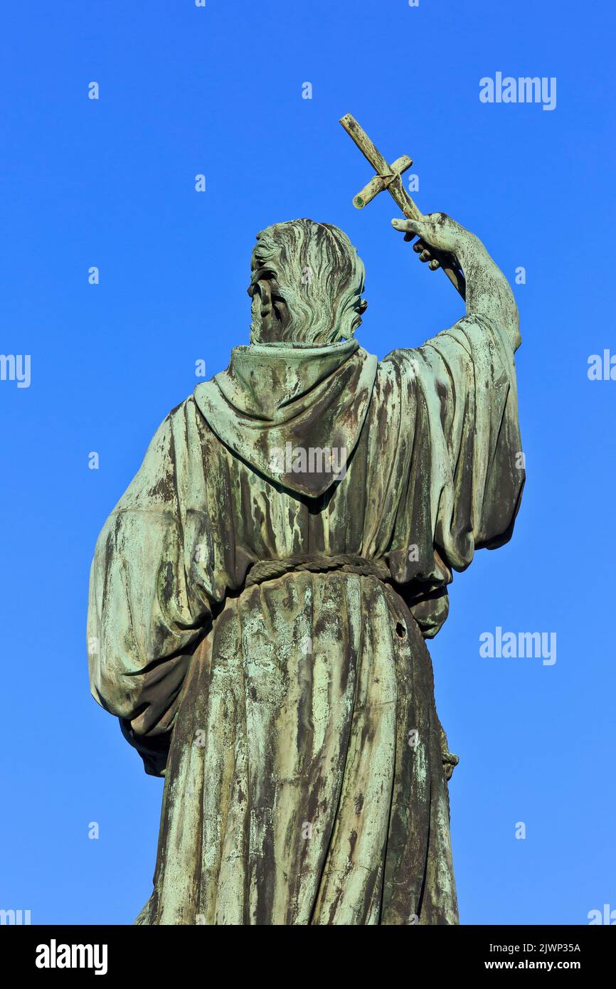 Statue of the French priest Peter the Hermit (1050 - 1115 or 1131) in ...