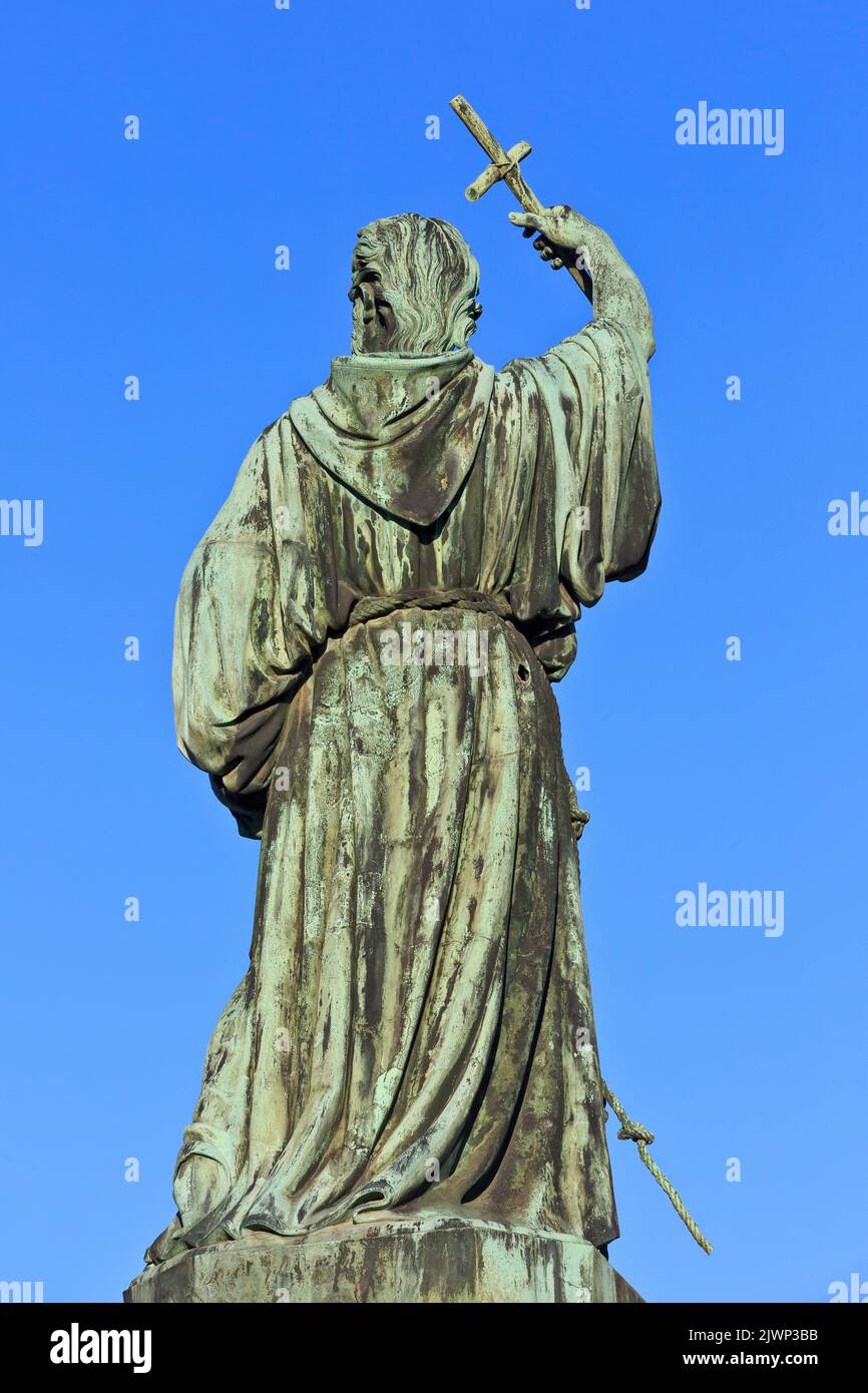 Statue of the French priest Peter the Hermit (1050 - 1115 or 1131) in ...