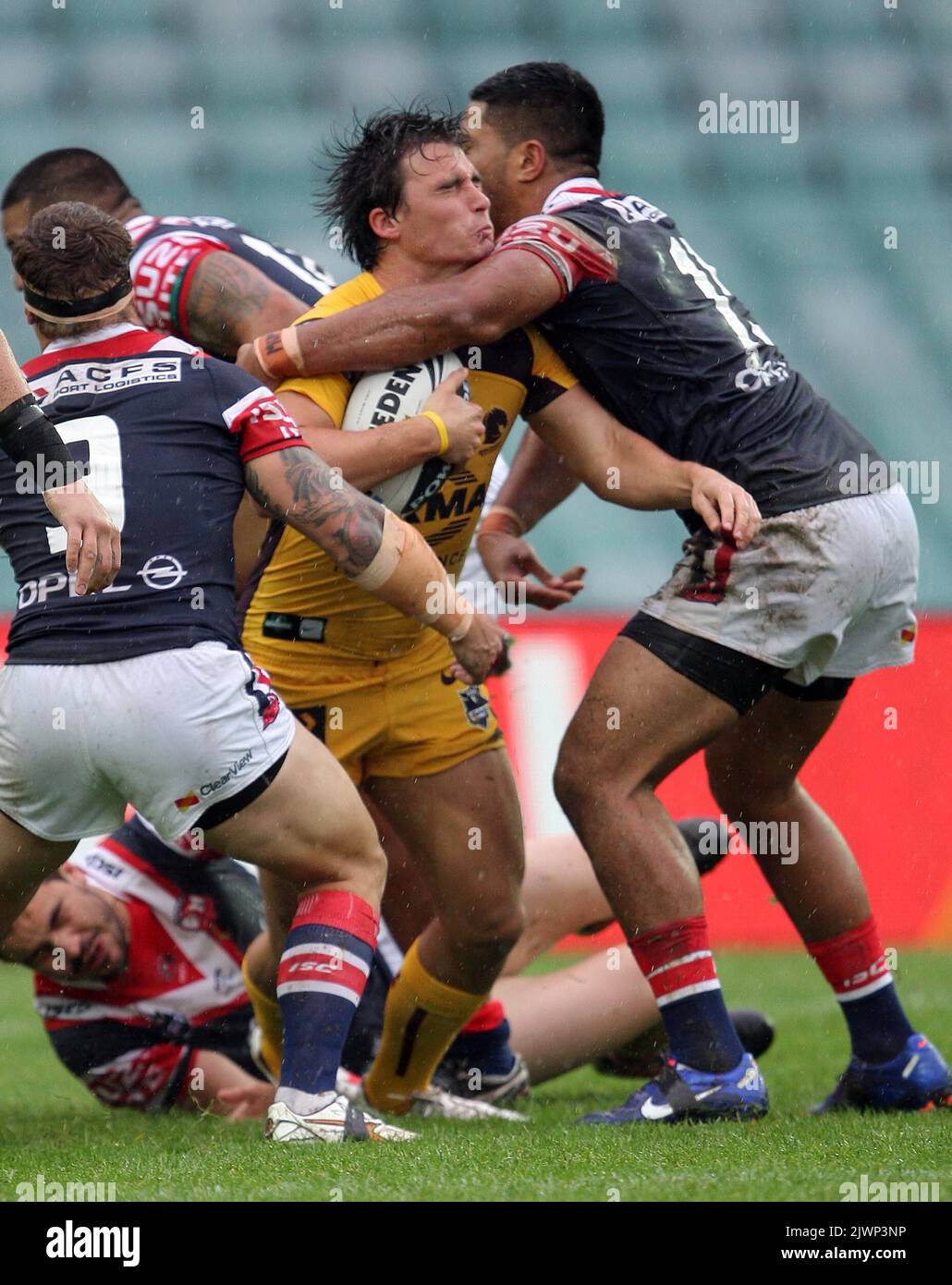 Lachlan Maranta in action during the NRL, Round 14 match between Sydney ...