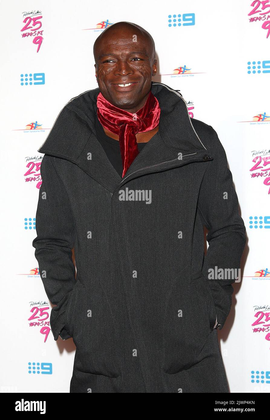 Singer Seal arrives at the Richard Wilkins 25 Year Anniversary ...