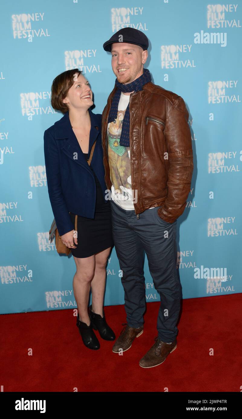 American actor Elizabeth Moss and Adam Arkapaw at the closing night of ...