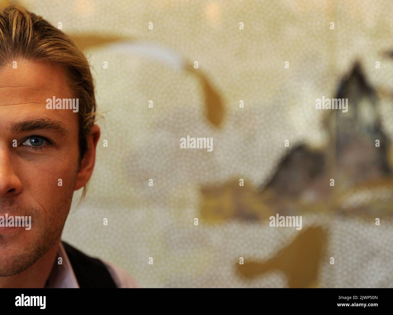 Actor Chris Hemsworth poses for a portrait at the Park Hyatt in Sydney ...