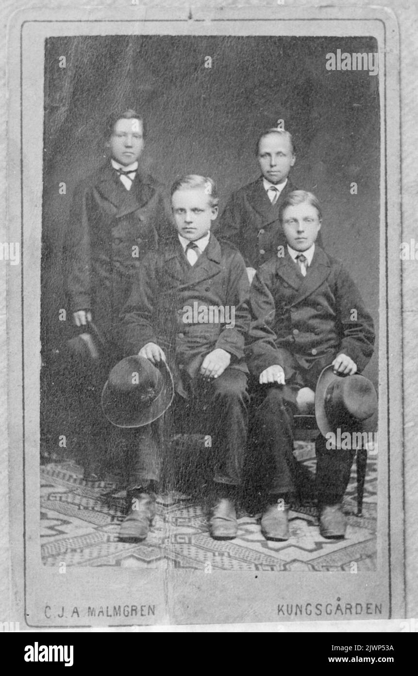 Four male Black and White Stock Photos & Images - Alamy