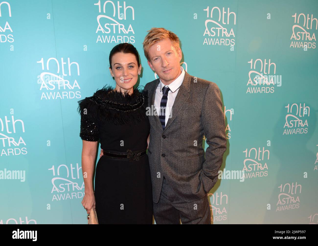 Australian actor Diana Glenn (left) and David Wenham arrive at the 10th ...