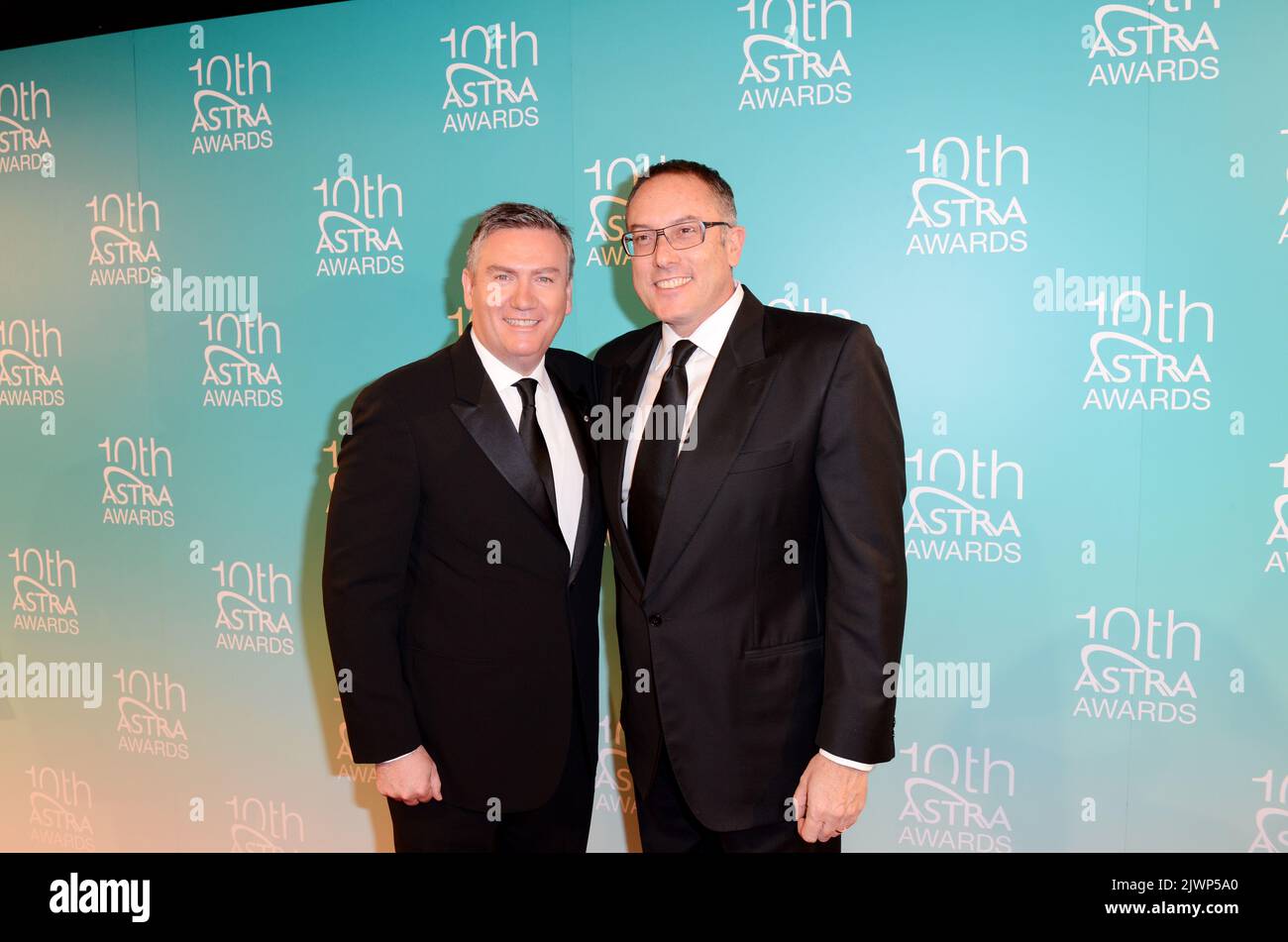Former Channel Nine CEO Eddie McGuire with Patrick Delany at the 10th ...