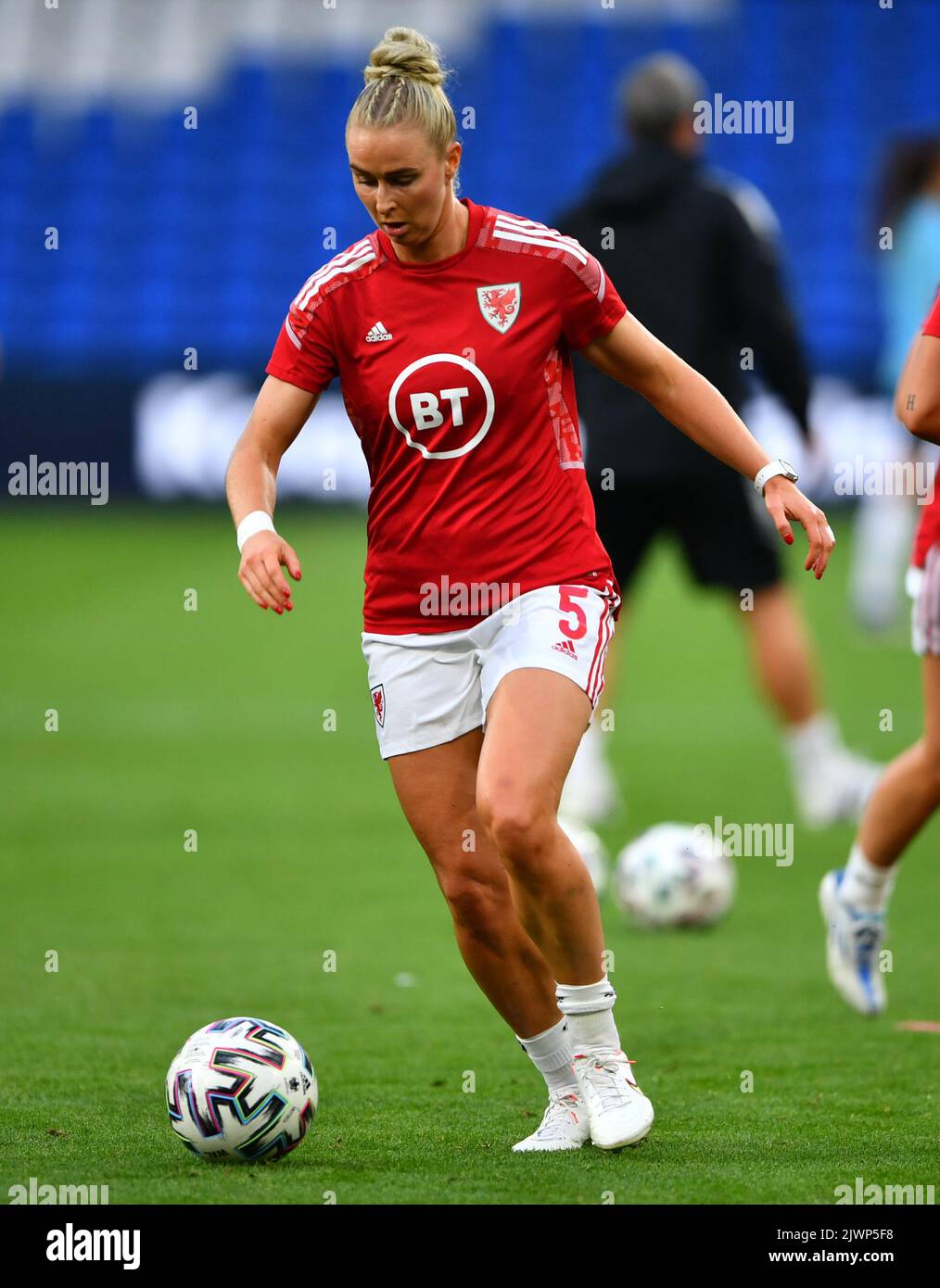 Wales' Rhiannon Roberts warming up before the 2023 FIFA Women's World ...
