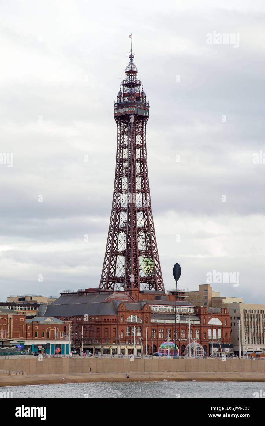 Blackpool Illuminations promenade seafront England Stock Photo - Alamy
