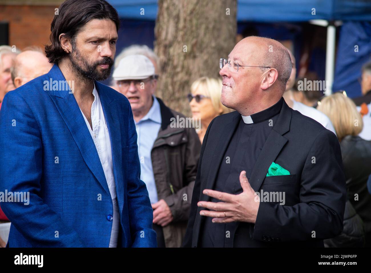London, UK. 6th Sep, 2022. Rowan WIlliams Unveils Statue Honouring W B ...