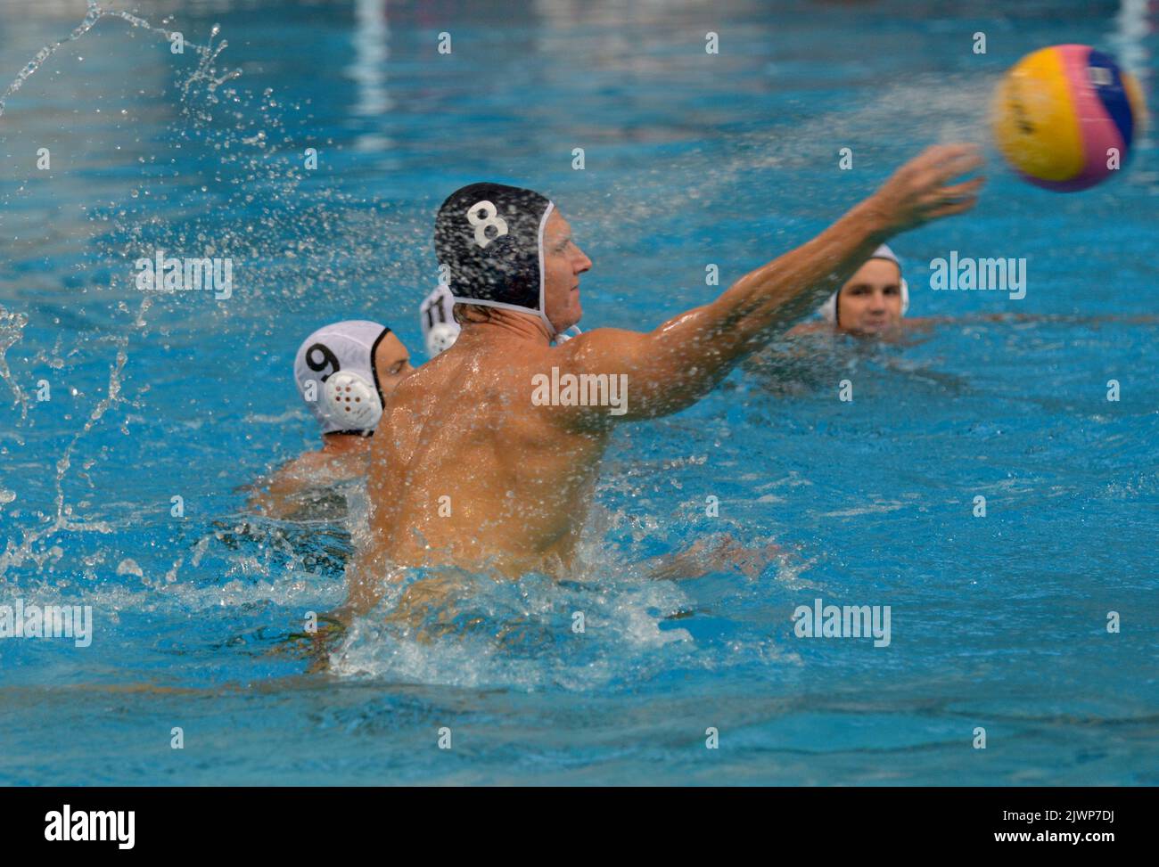 Sam McGregor of the mens Olympic Waterpolo team during their final ...