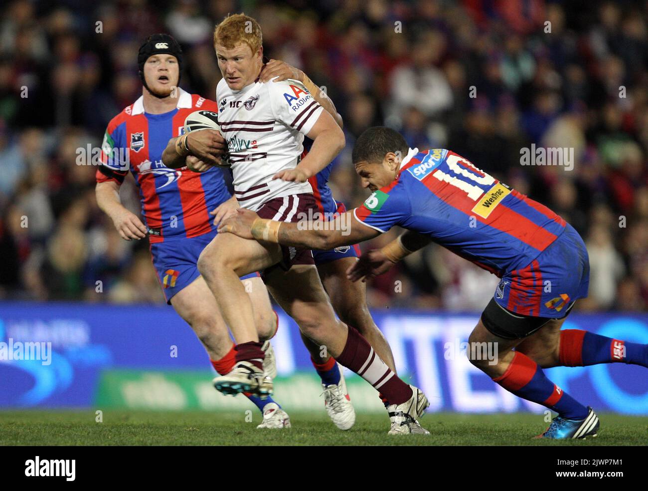 Daniel Harrison in action during the NRL Round 19 match between ...