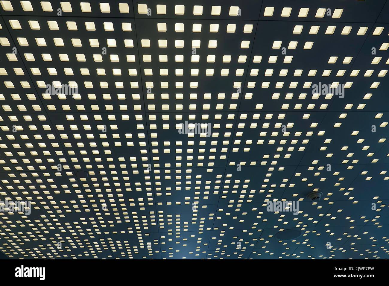 futuristic digital lights with a diminishing perspective Stock Photo ...