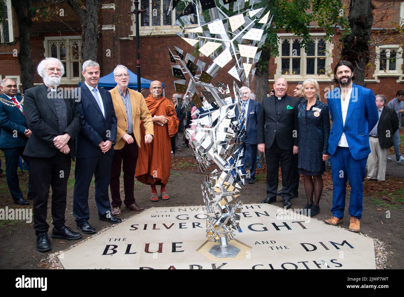 London, UK. 6th Sep, 2022. Rowan WIlliams Unveils Statue Honouring W B ...