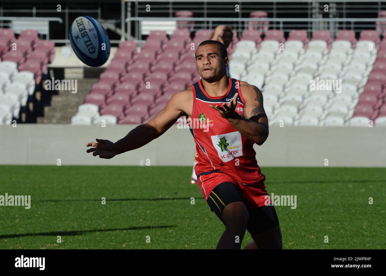 Queensland Reds player Will Genia during a training session in Brisbane ...