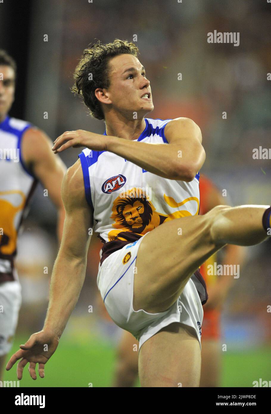 Brisbane Lion Jack Redden in action during the Round 17 Brisbane Lions ...