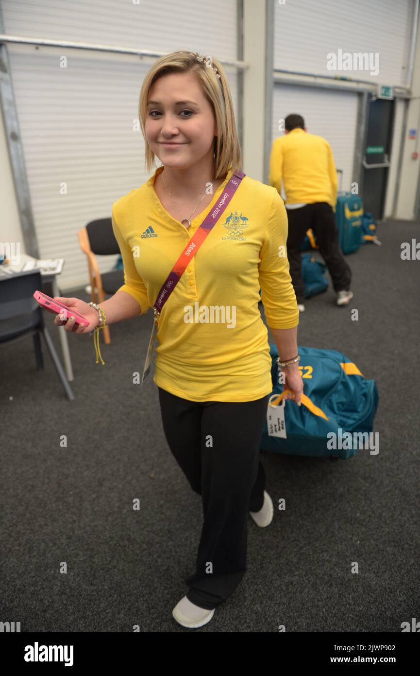 Australian Olympic diver Melissa Wu gets fitted with her clothing kit ...