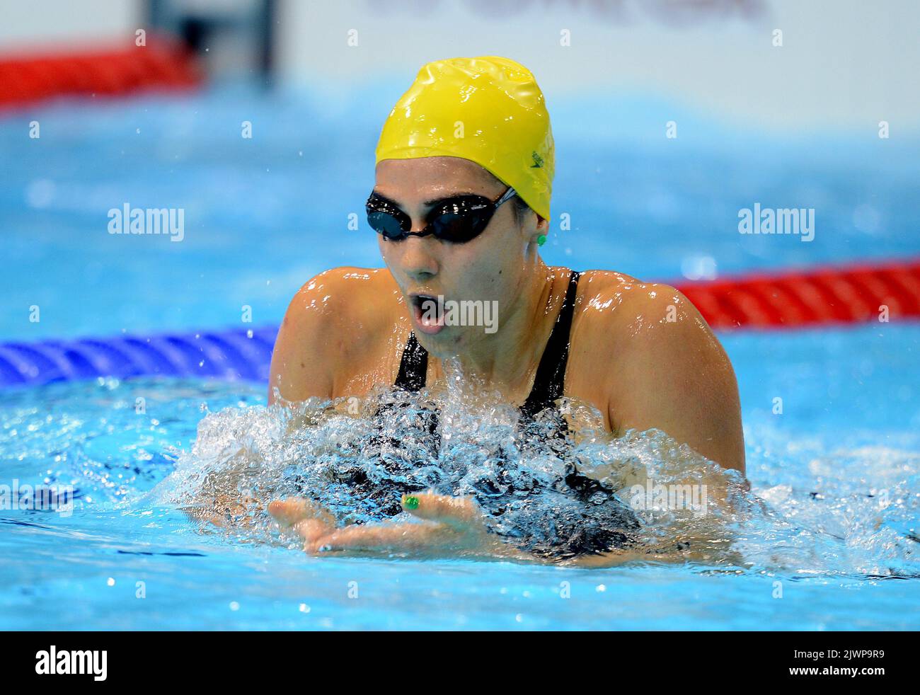 Australian swimmer Stephanie Rice swims during the womans 400m ...