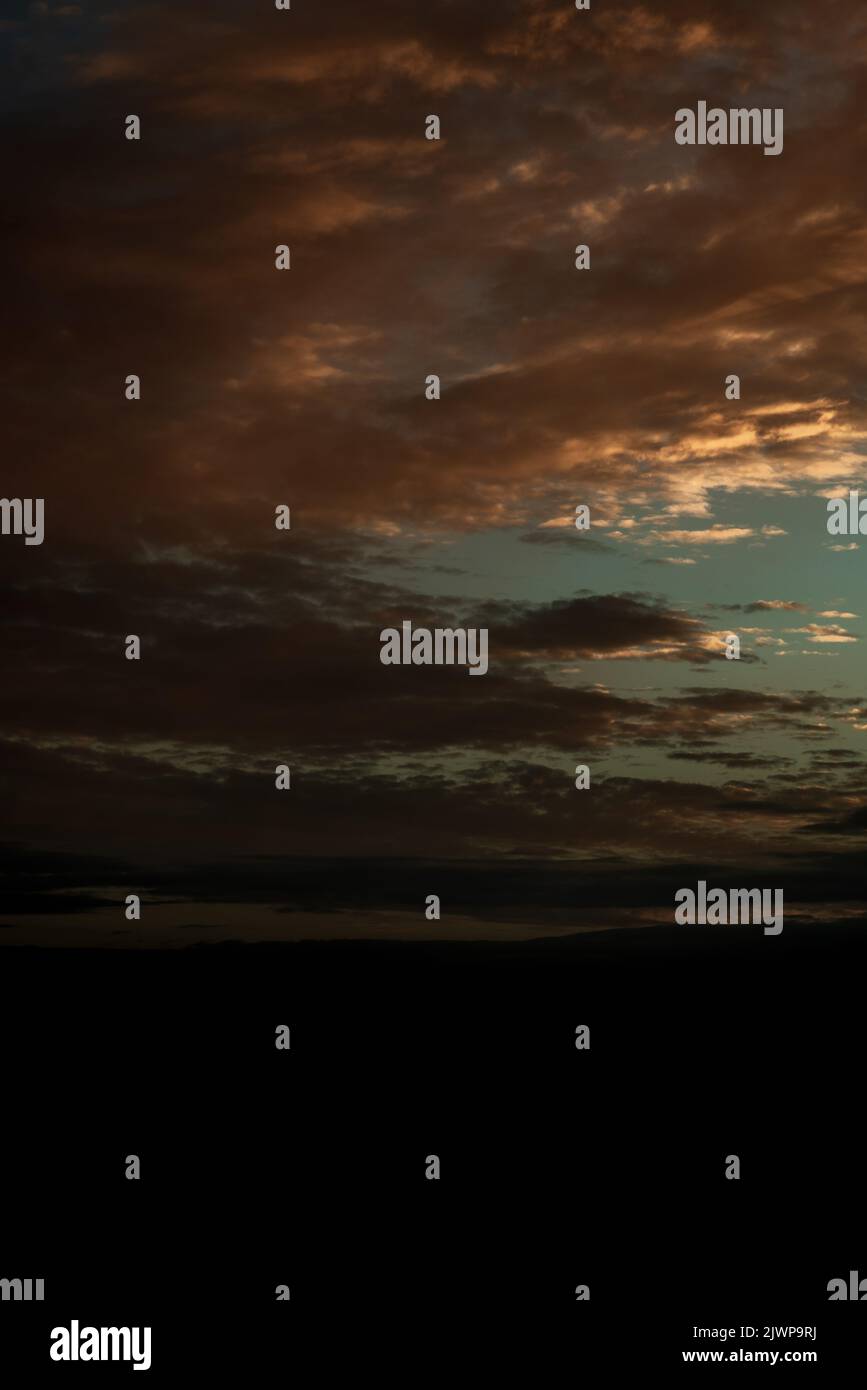 Dark blue landscape hi-res stock photography and images - Alamy