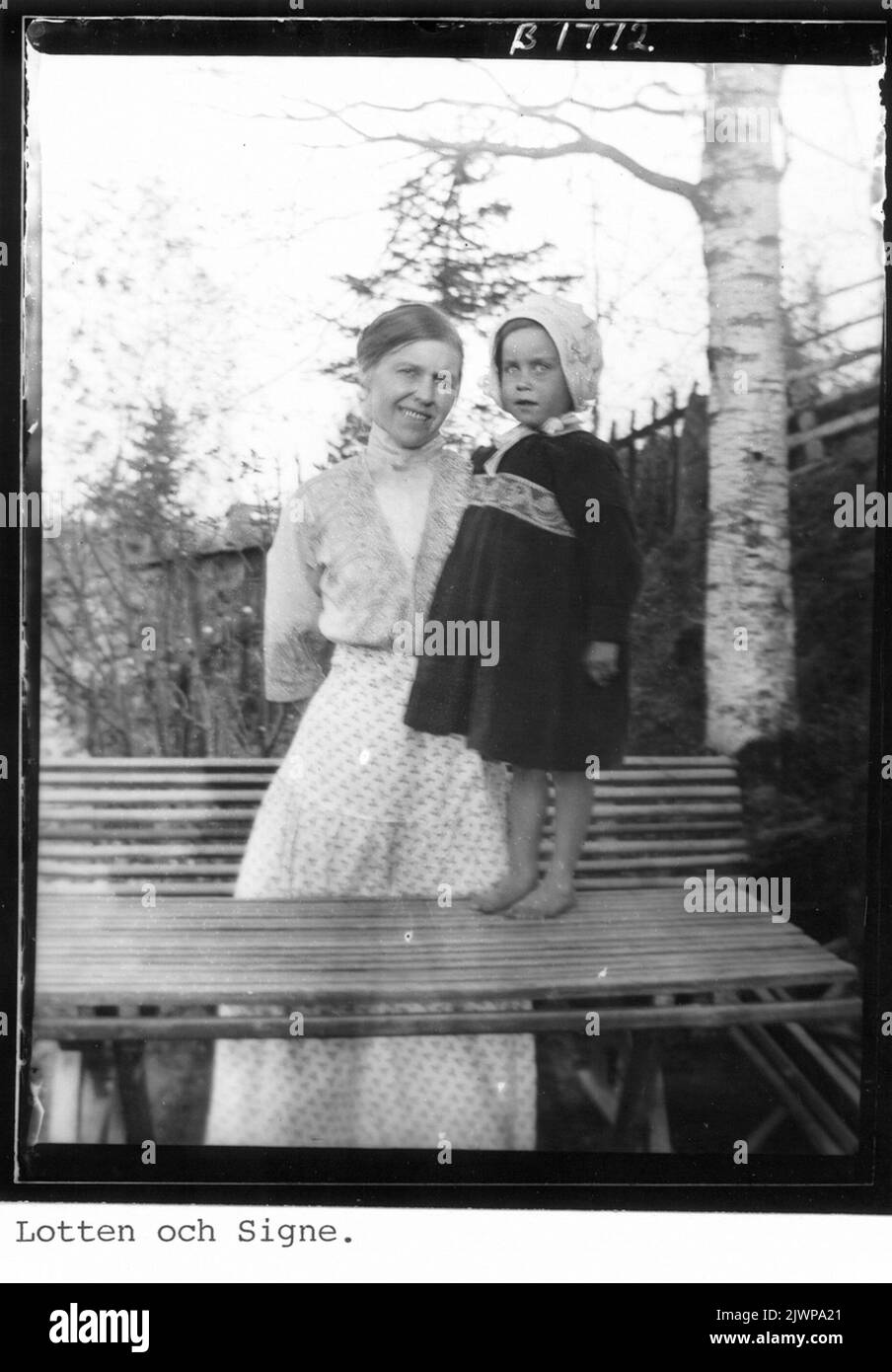 Lotten and Signe. Lotten och Signe Stock Photo - Alamy