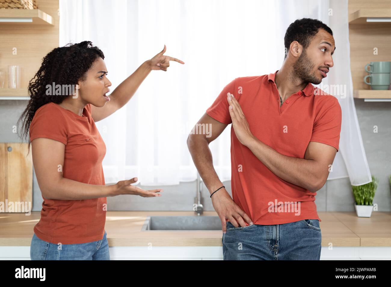 Scolding wife hi-res stock photography and images - Alamy