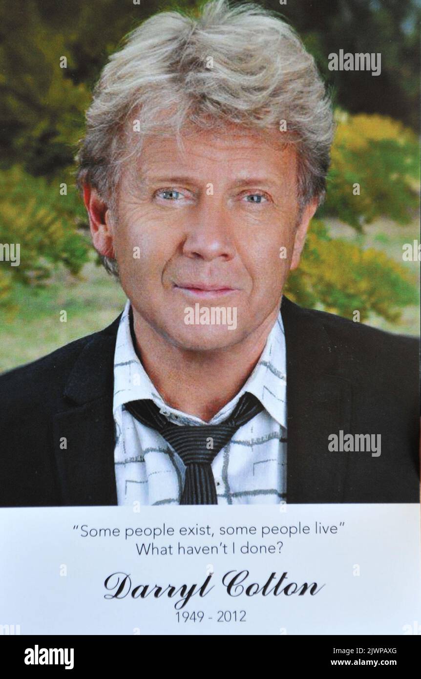 A photo of the former Zoot singer Darryl Cotton taken the Comedy ...