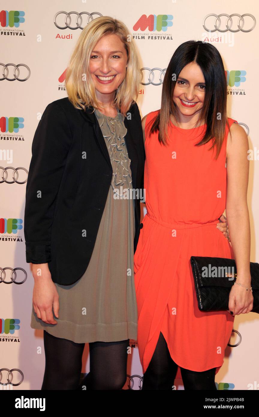 Actresses Sibylla Budd and Pia Miranda, attend the Australian movie ...