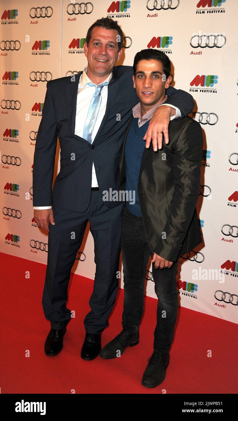 Actor Firass Dirani and Rhys Muldoon, attend the Australian movie ...