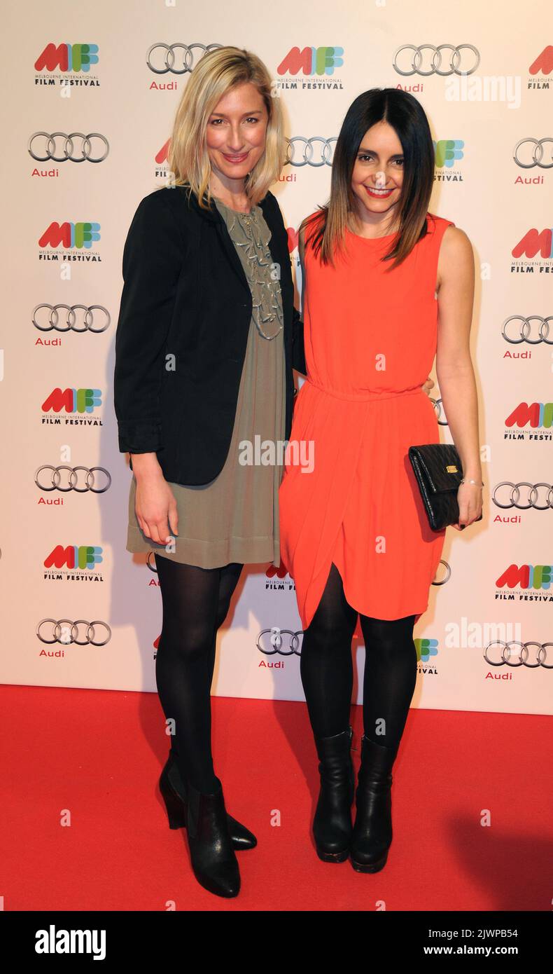 Actresses Sibylla Budd and Pia Miranda, attend the Australian movie ...