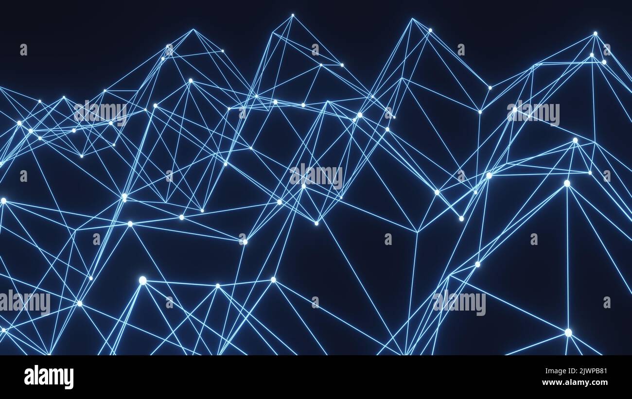 Abstract motion digital plexus polygon hi-res stock photography and ...