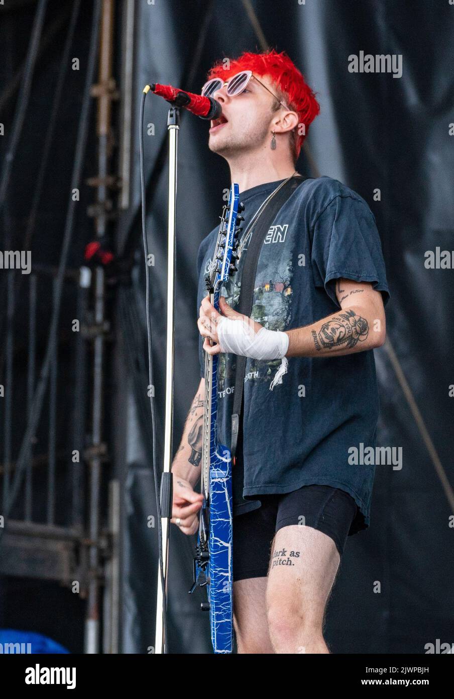 Wargasm on the main stage east stage at the Reading festival 2022 photo ...