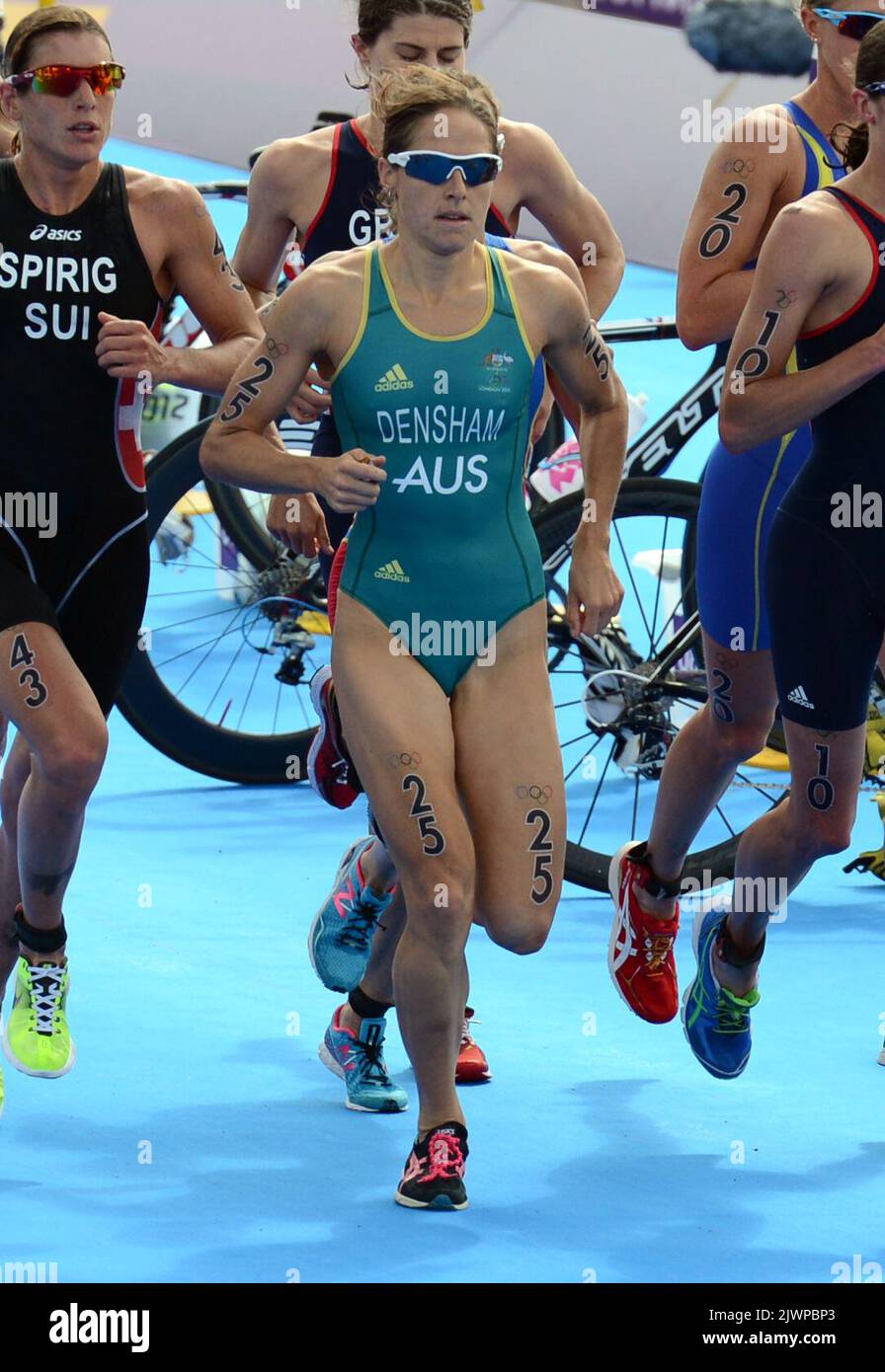 Australia's Erin Densham in action to claim the bronze in the women's ...