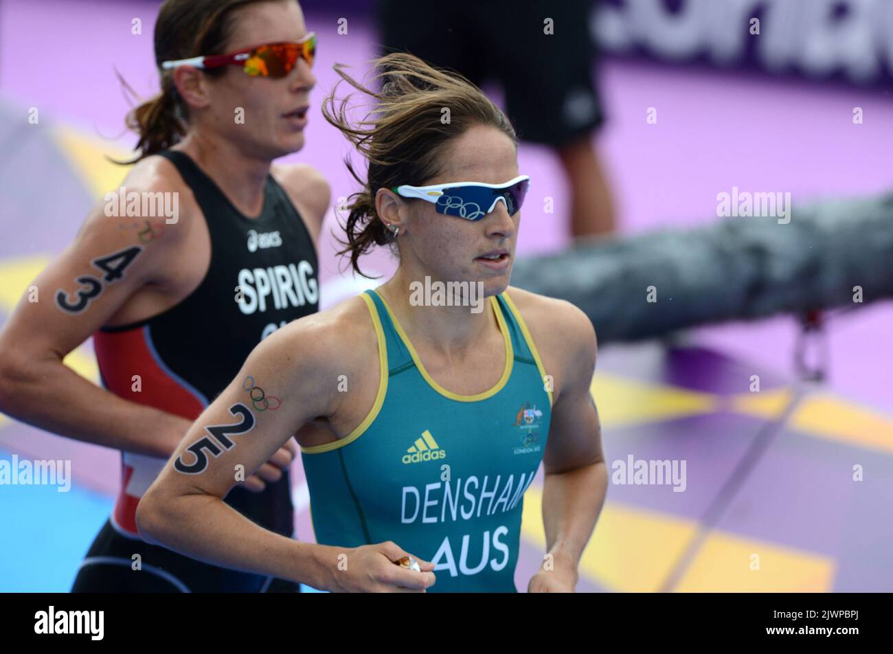 Australia's Erin Densham in action to claim the bronze in the women's ...
