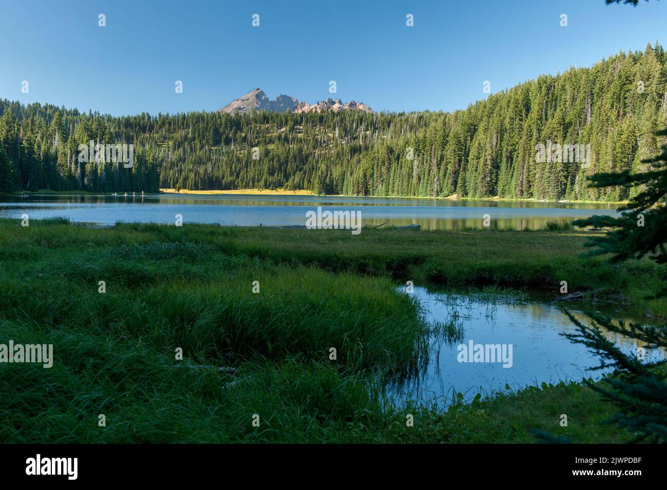 Todd Lake is the very first lake on the Cascade Lakes Scenic Byway as ...