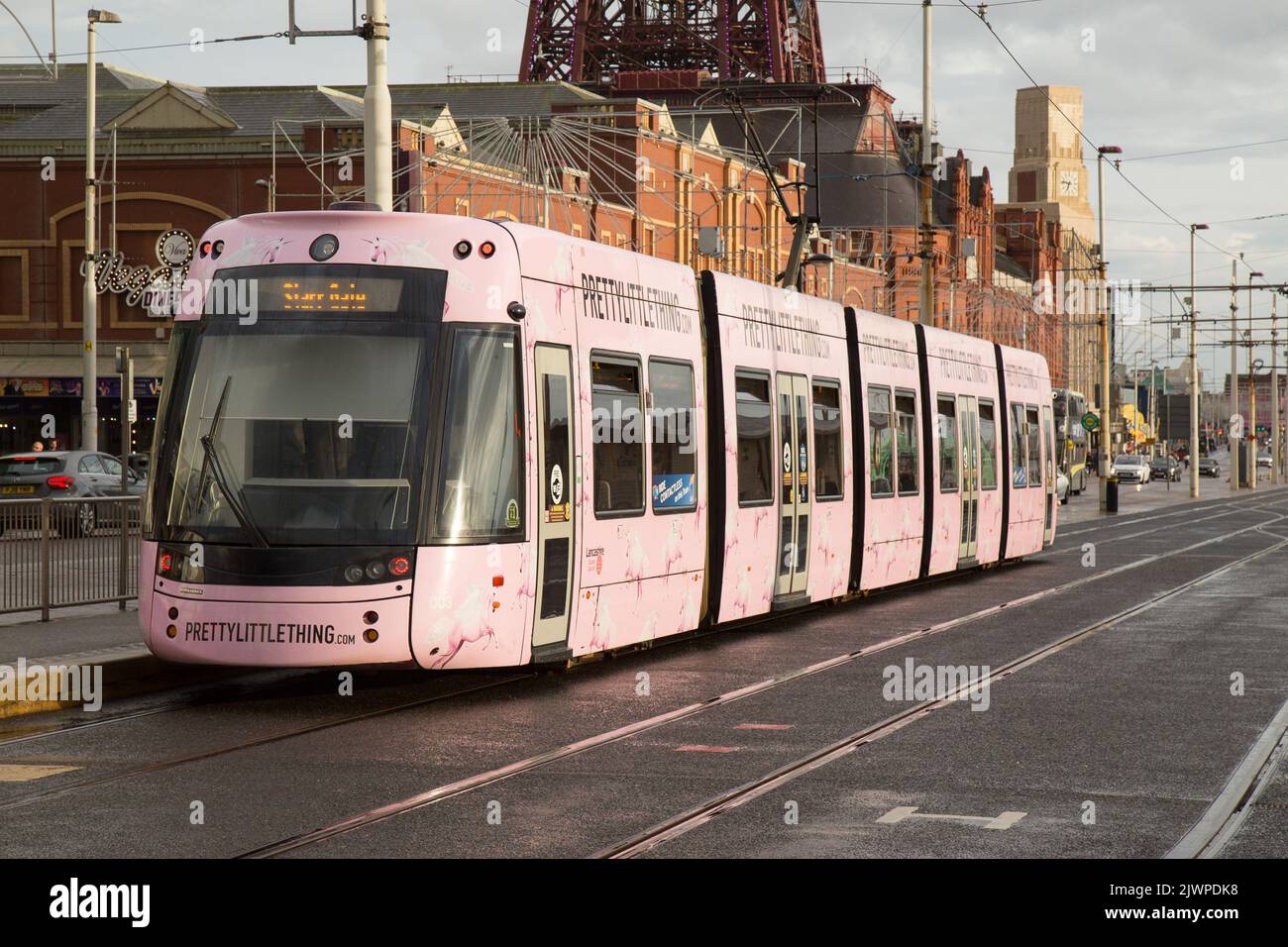 Blackpool Illuminations promenade seafront England Stock Photo - Alamy