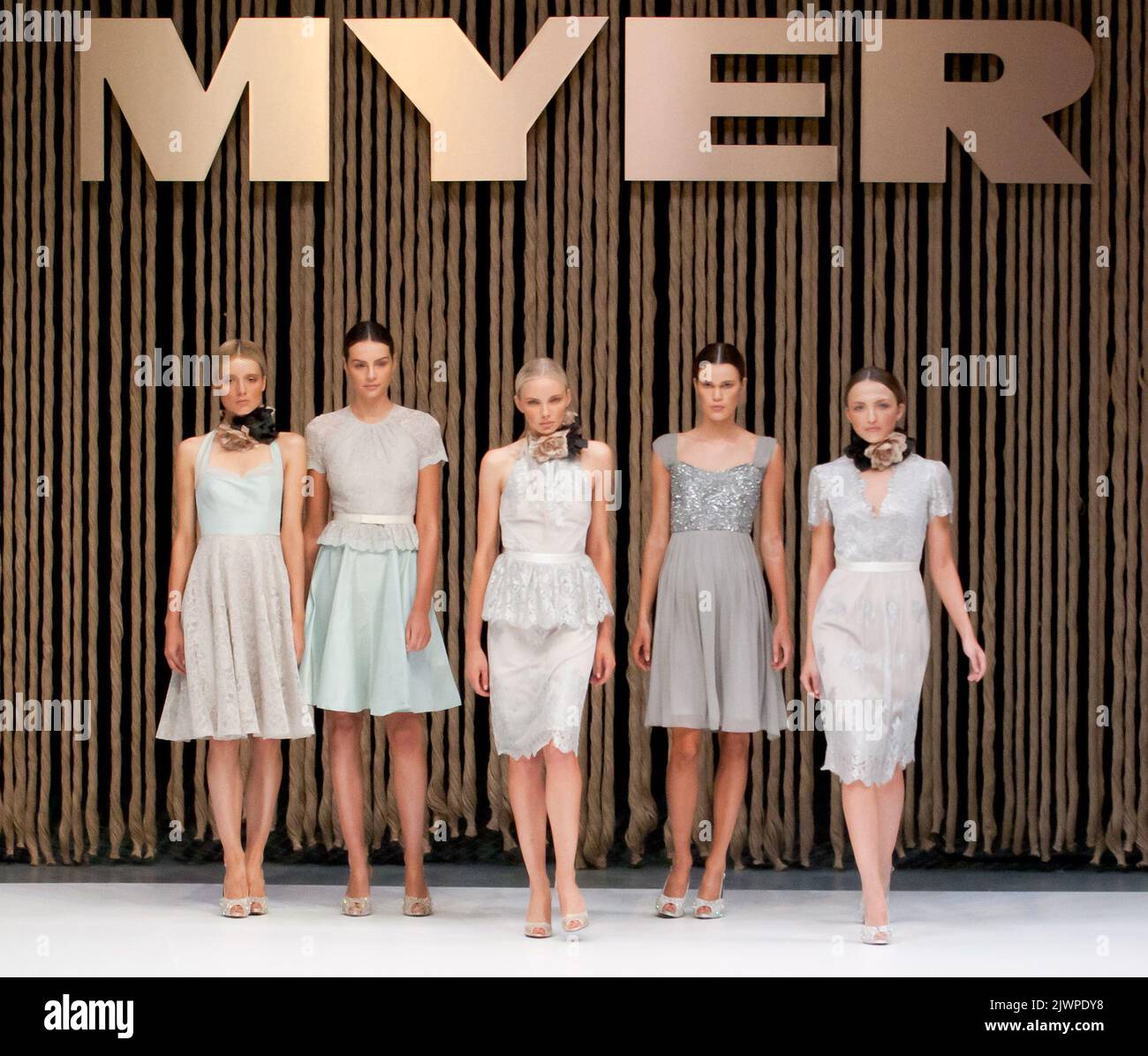 Models wearing Jayson Brundson at the Myer Spring Summer 2013 Fashion ...