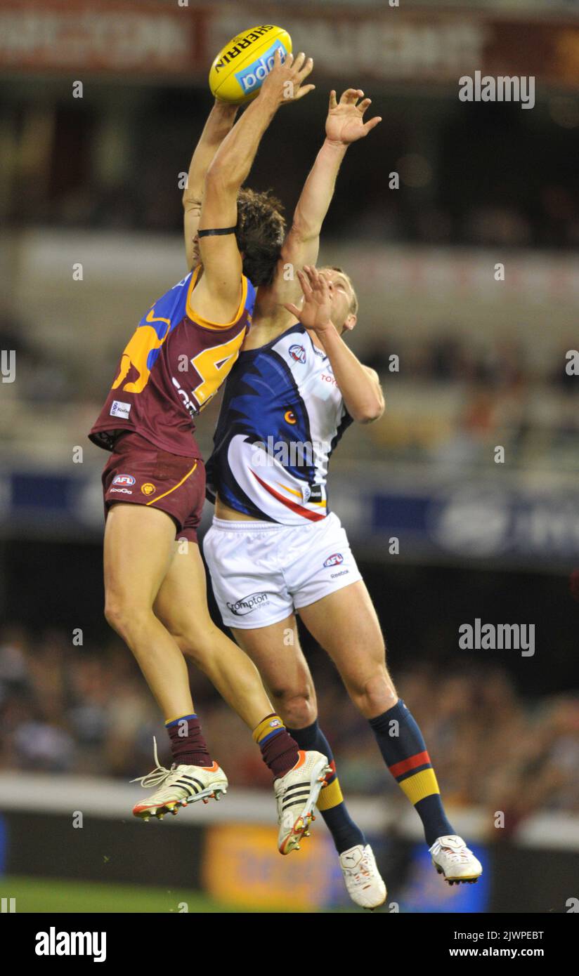 Brisbane's Rohan Bewick in action during the Round 21 Brisbane Lions v ...