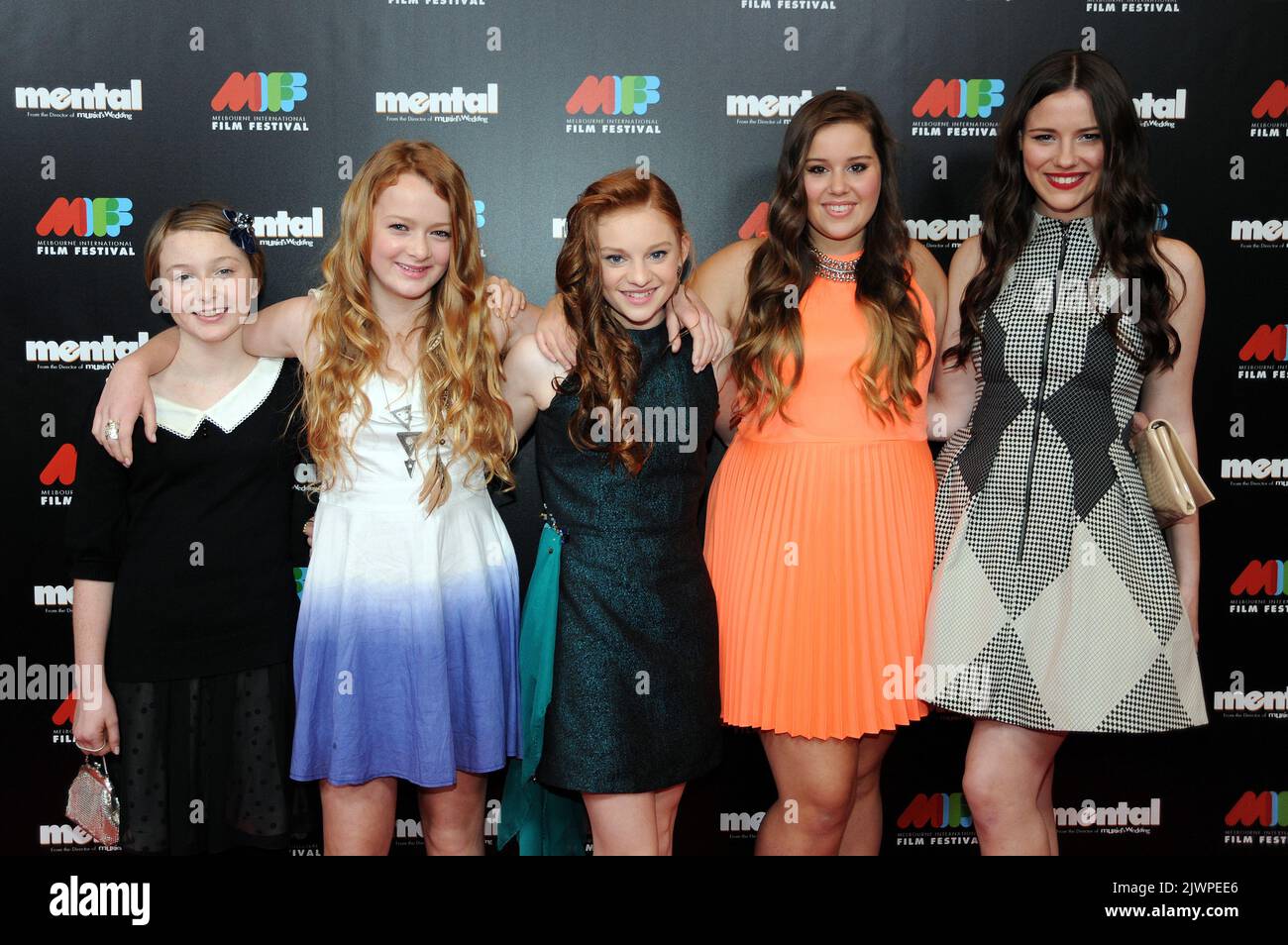 Actors Lily Sullivan, Malorie O'Neill, Nicole Freeman, Chelsea Bennett ...