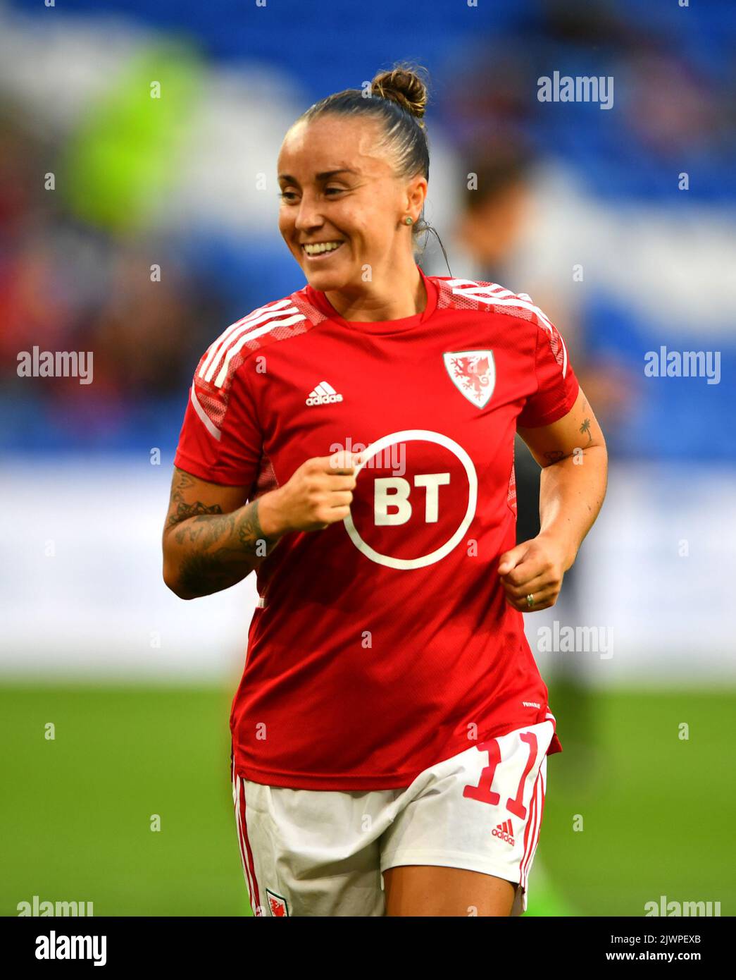 Wales' Natasha Harding warming up before the 2023 FIFA Women's World ...