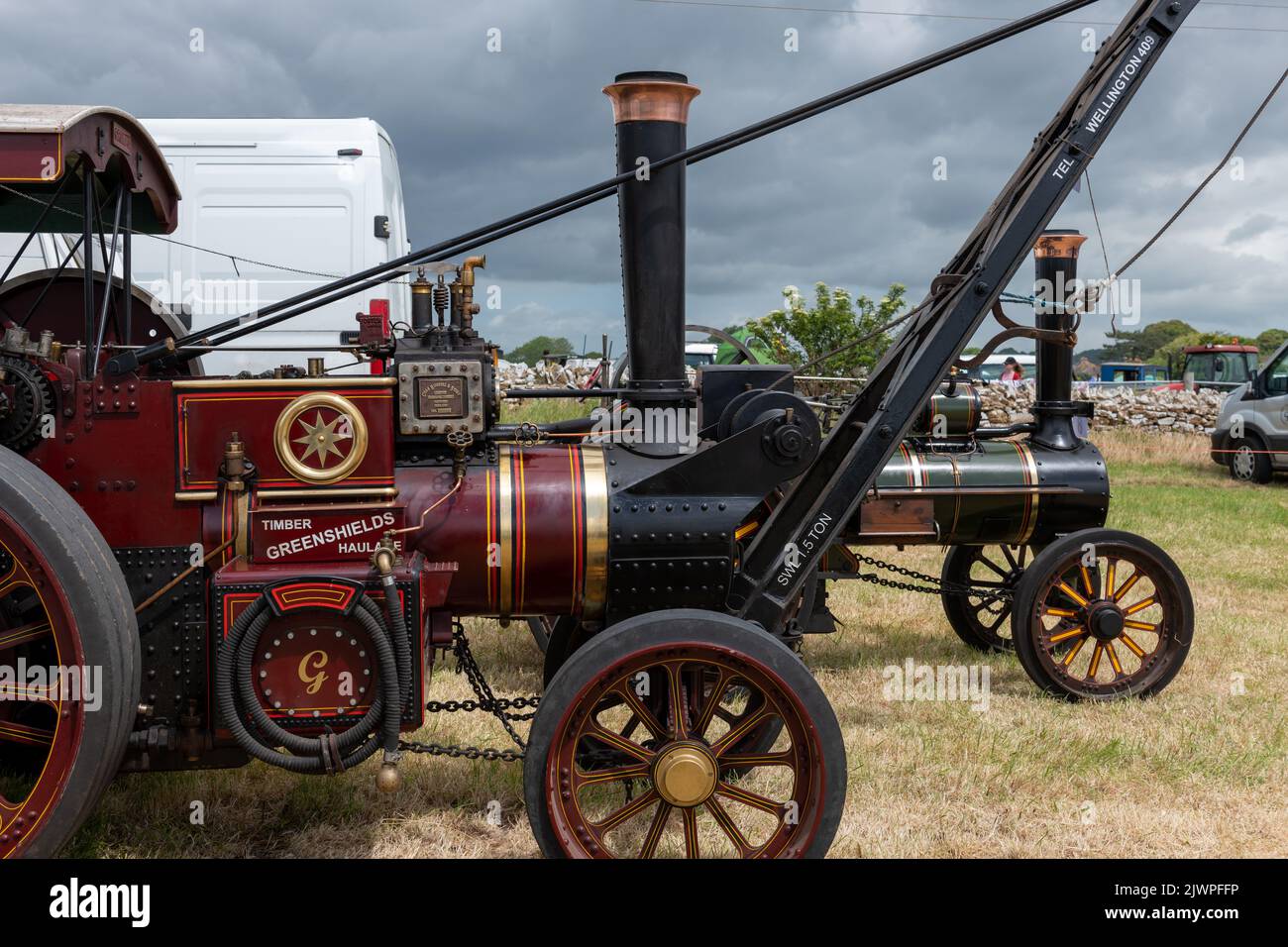 Old steam powered crane hi-res stock photography and images - Alamy