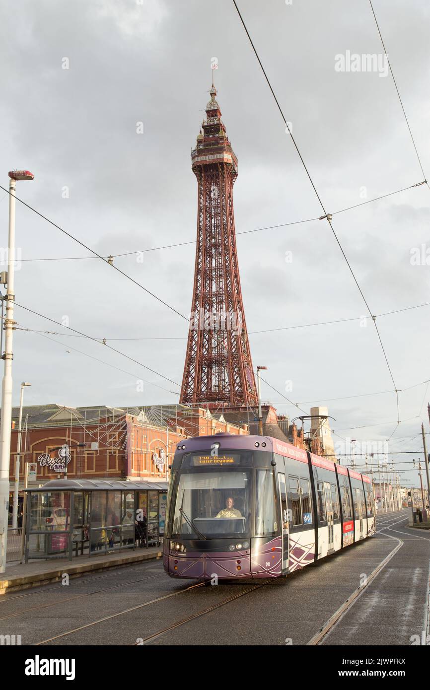 Blackpool Illuminations promenade seafront England Stock Photo - Alamy
