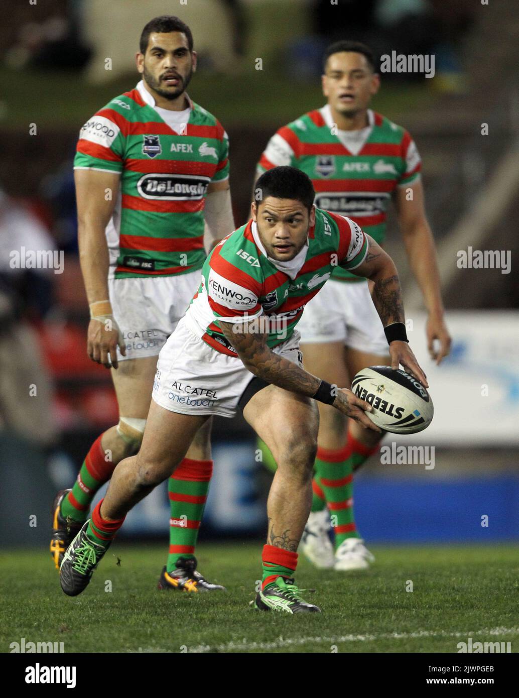 Issac Luke during the NRL Round 26 match between Newcastle Knights v ...
