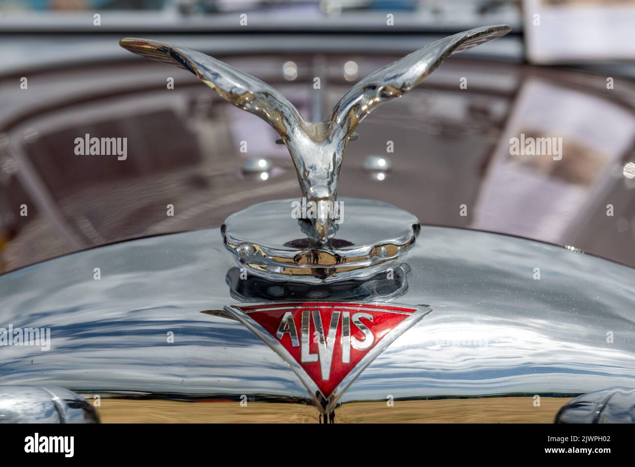 West Bay.Dorset.United Kingdom.June 12th 2022.Close up of the Alvis ...