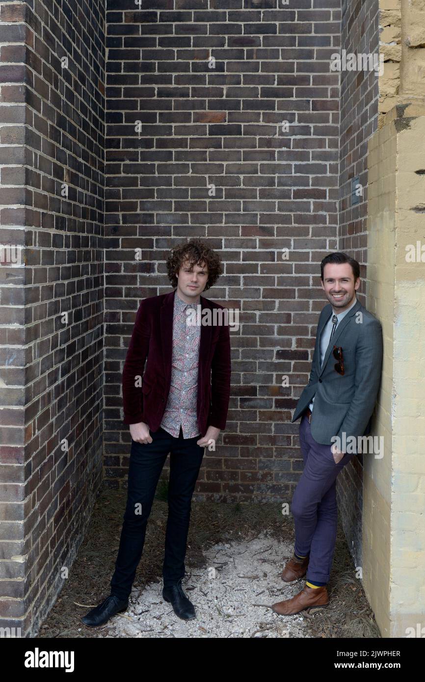 Brother Peter (right) and Jon (left) of the Australian band Evermore ...