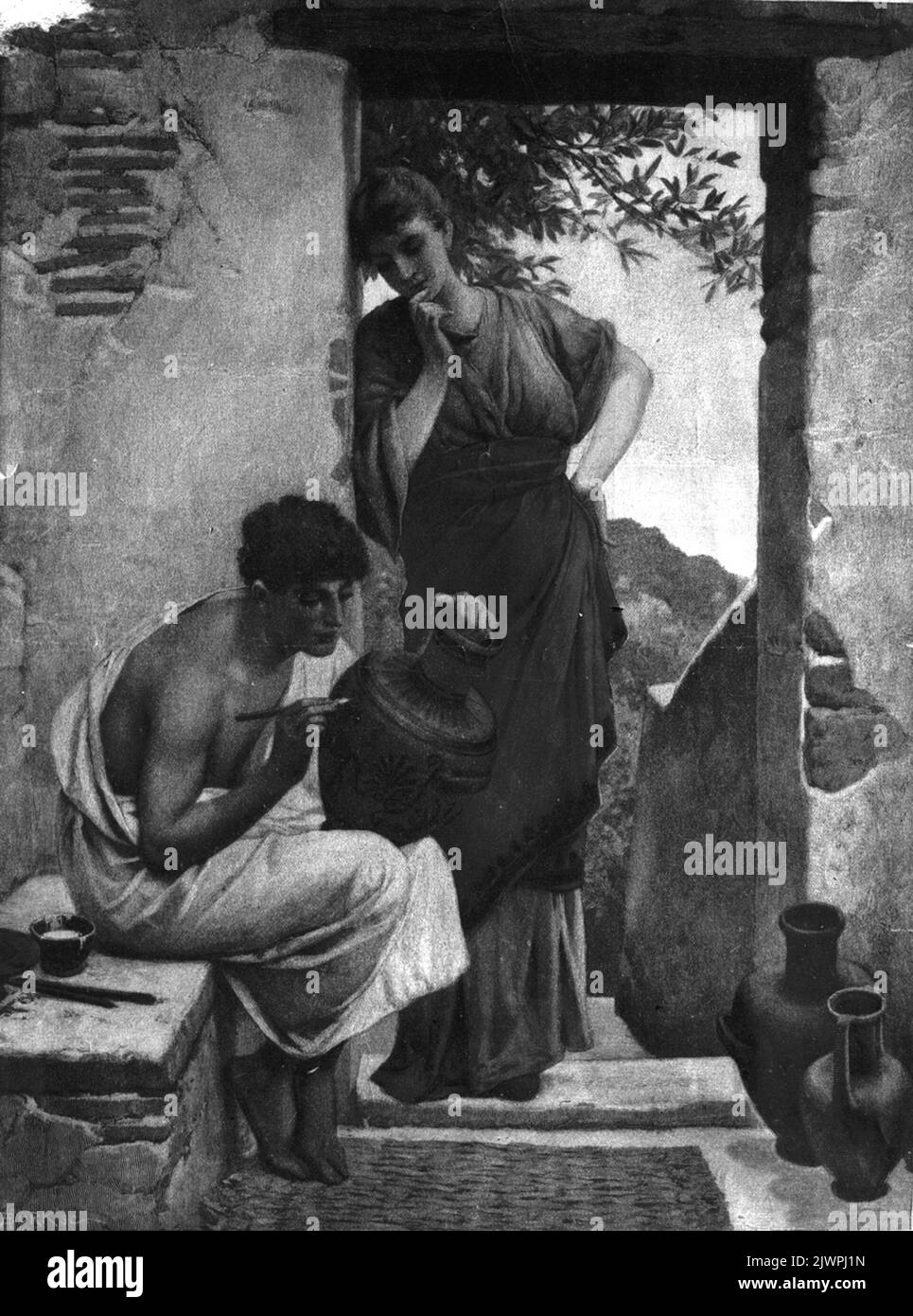 Repro painting hi-res stock photography and images - Alamy