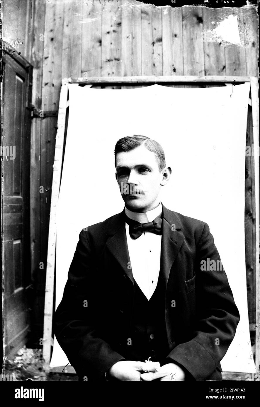 Portrait. MAN. Porträtt. Man Stock Photo - Alamy