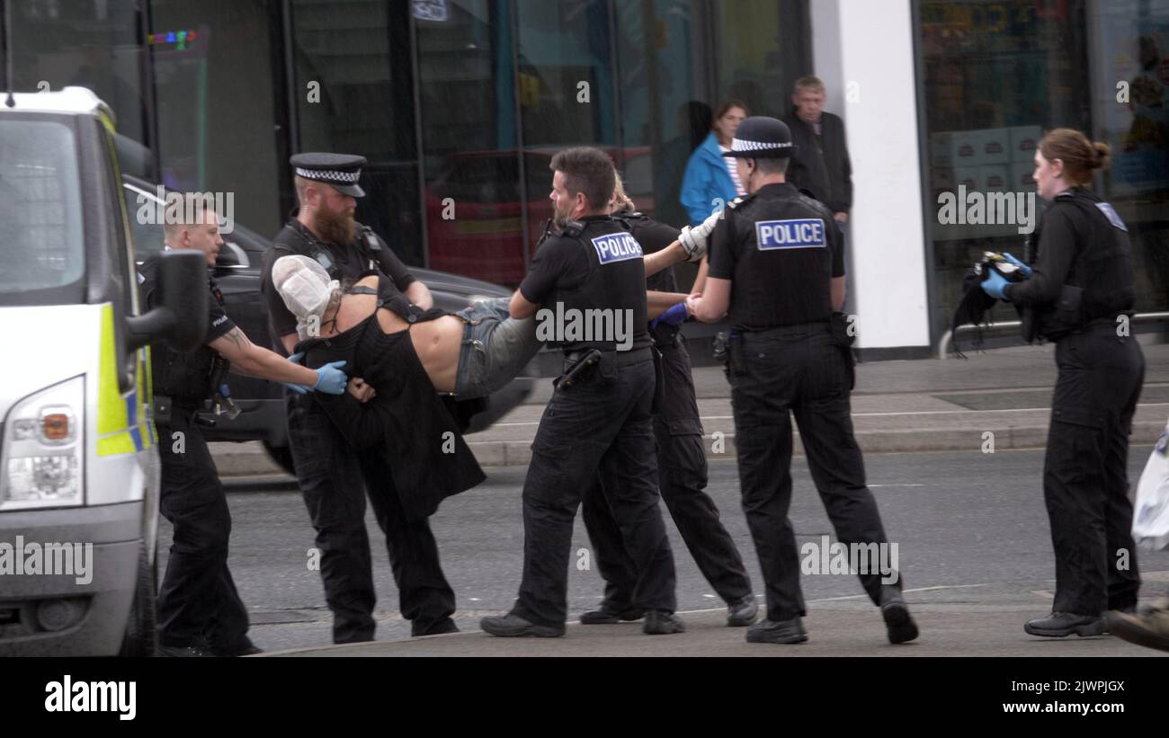 Devon and cornwall police spit guard use hi-res stock photography and ...