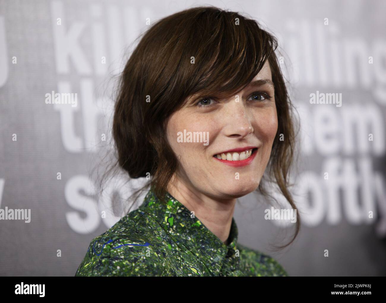 Singer Sarah Blasko arrives at the premiere of Killing Them Softly in ...