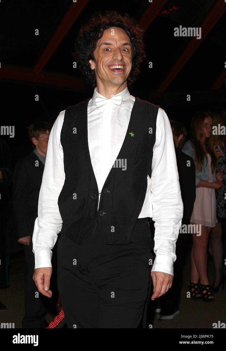 Paul Capsis arrives on the red carpet at the 2012 Helpmann Awards at ...