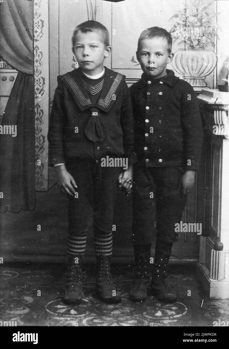 The boy on the right is Per Herman Lindberg, the boy on the left ...