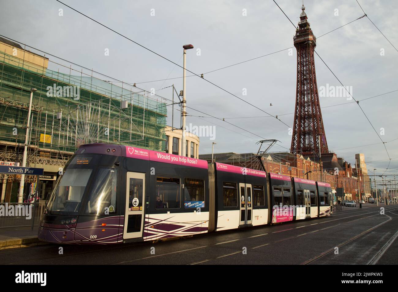 Blackpool Illuminations promenade seafront England Stock Photo - Alamy